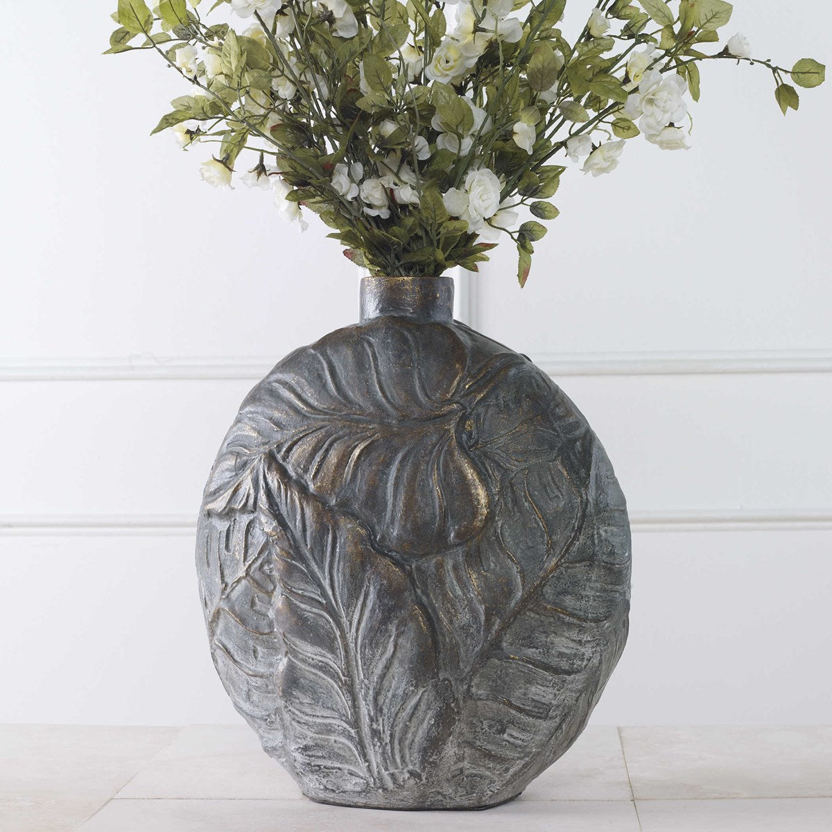Palm Aged Patina Paradise Vase – Bombay Mercantile