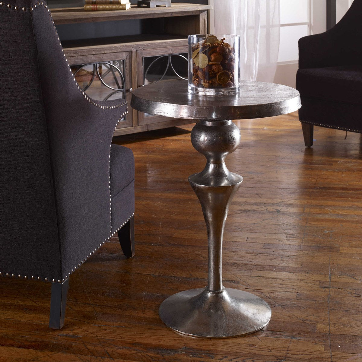 Noland Aluminum Accent Table – Bombay Mercantile