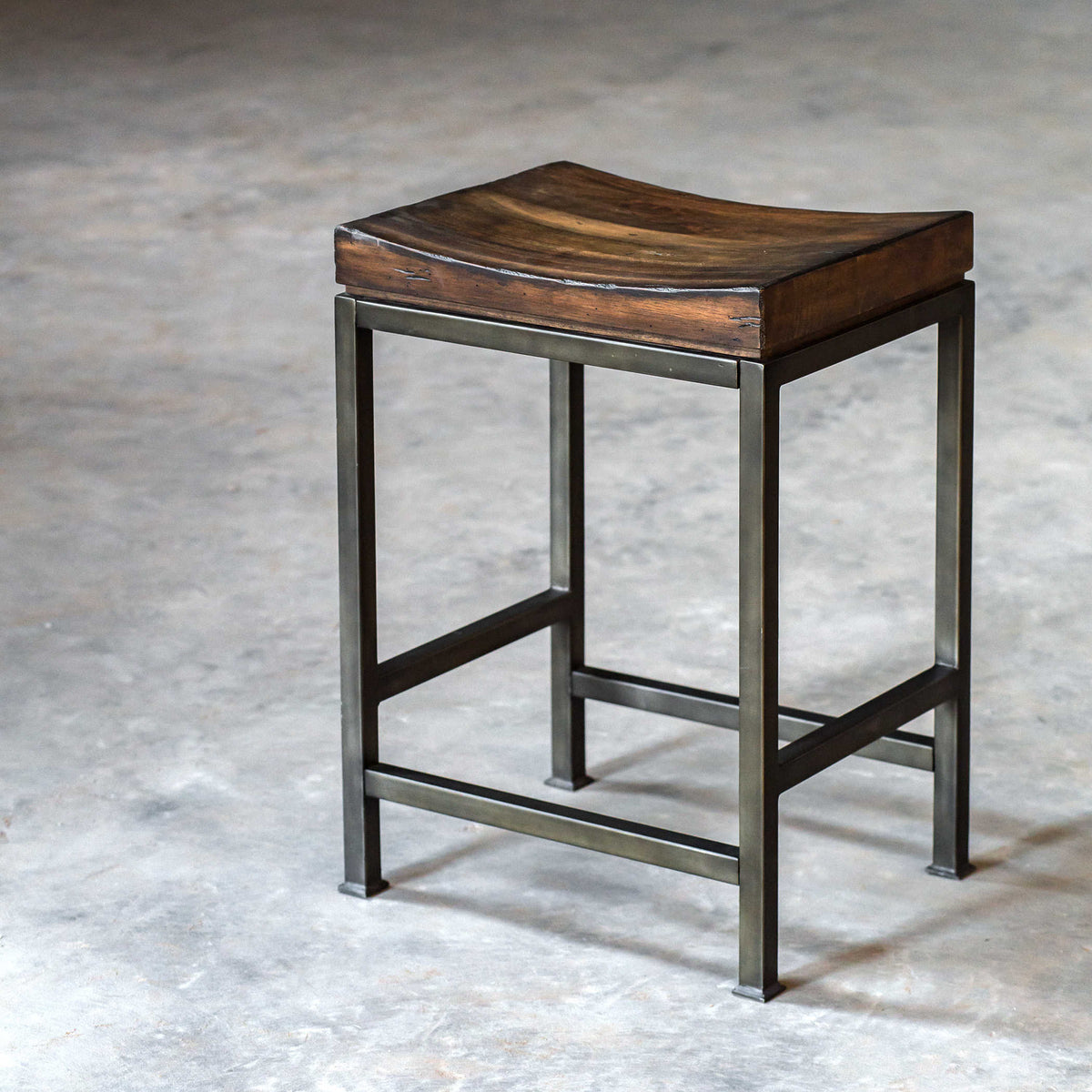 Beck Wood Counter Stool – Bombay Mercantile