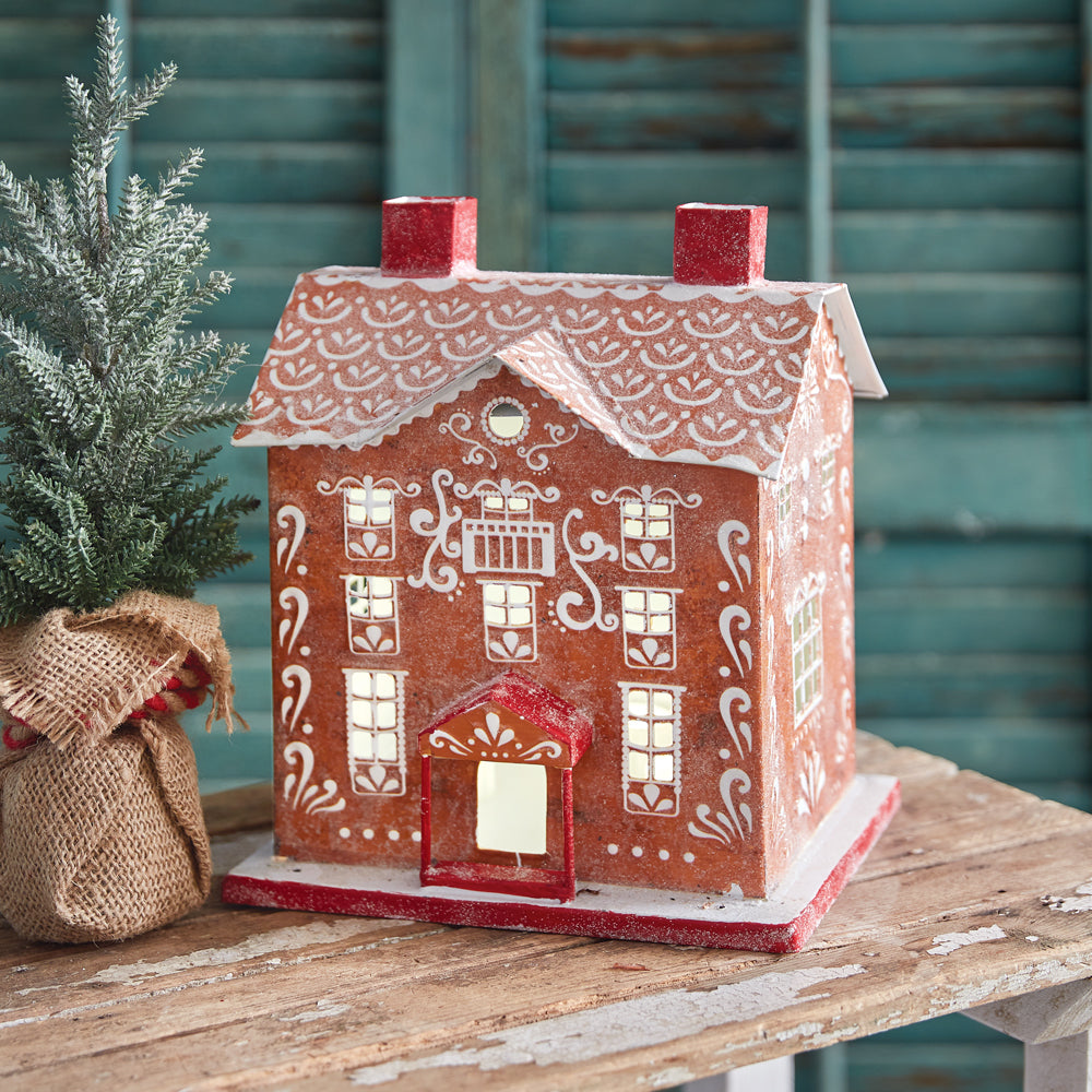 Gingerbread Mansion Luminary – Bombay Mercantile
