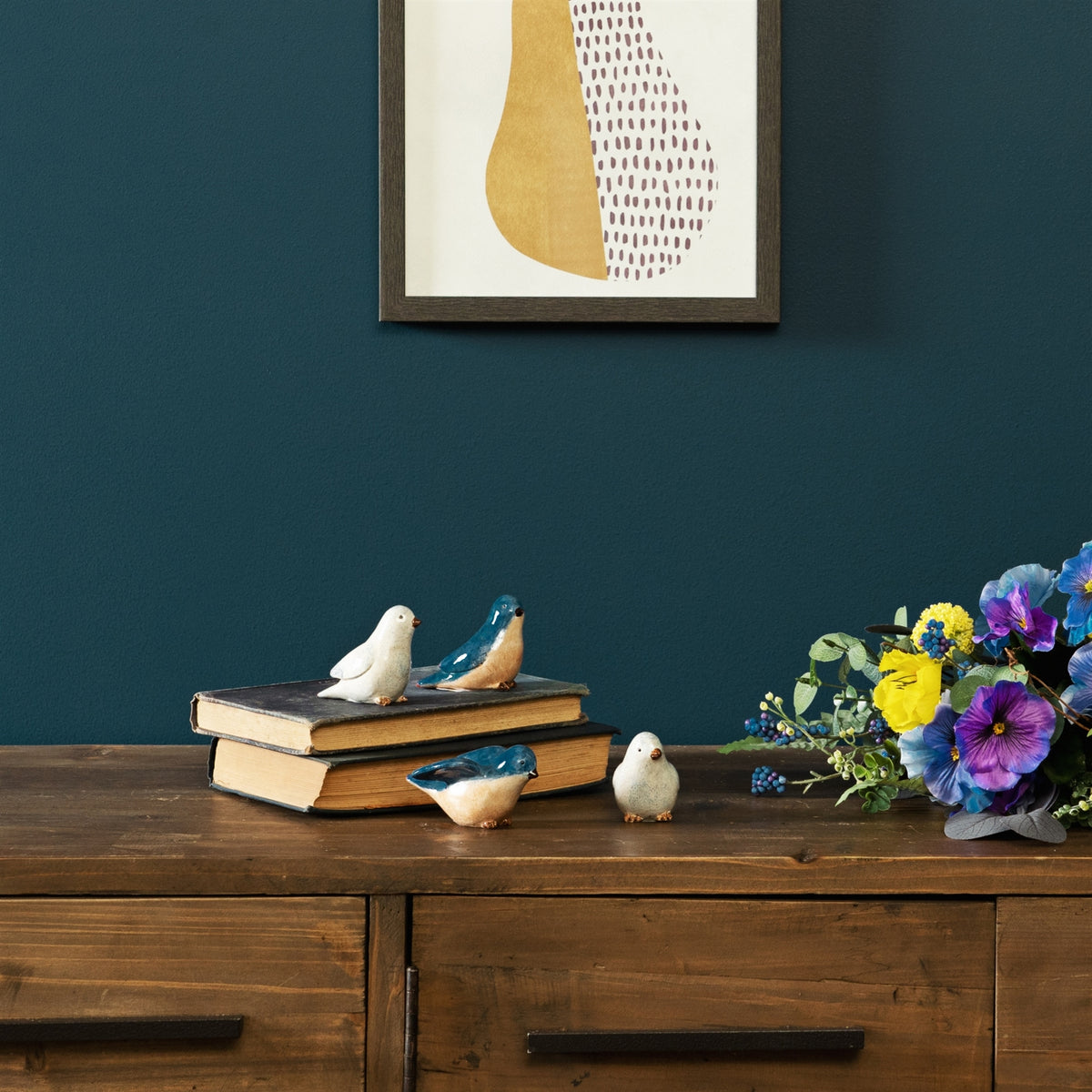 Set of 4 Assorted Birds – Bombay Mercantile