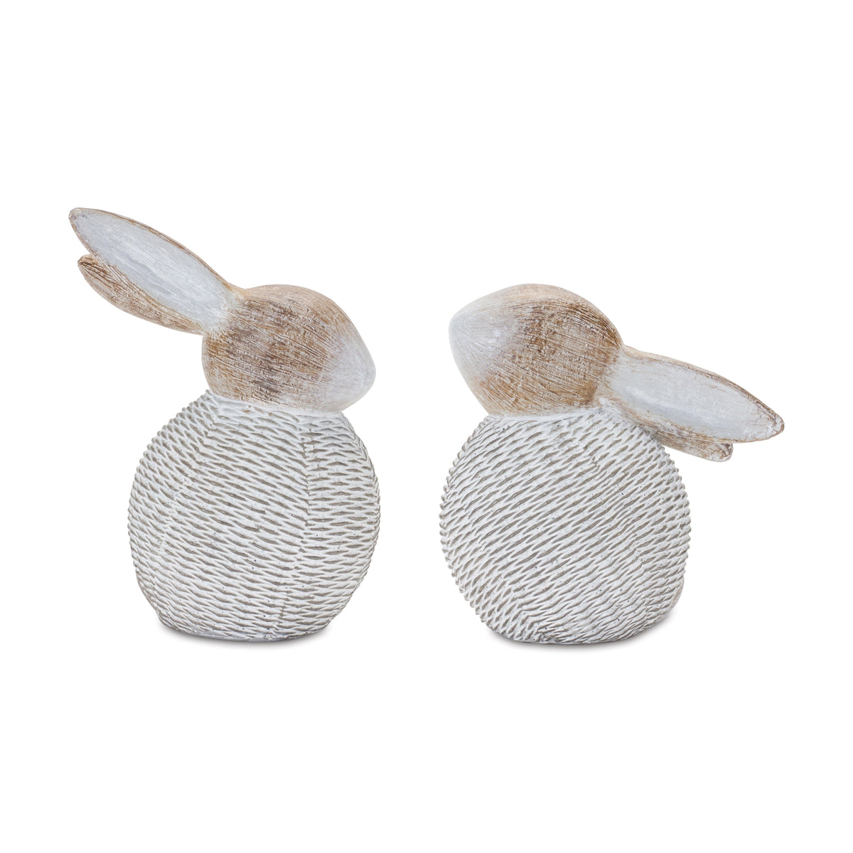 Set of 2 Cane Finished Rabbit – Bombay Mercantile