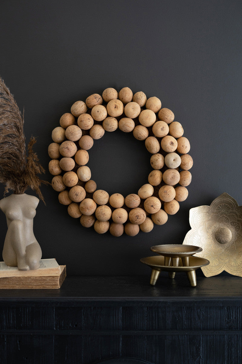 Gourd Ball Wreath – Bombay Mercantile