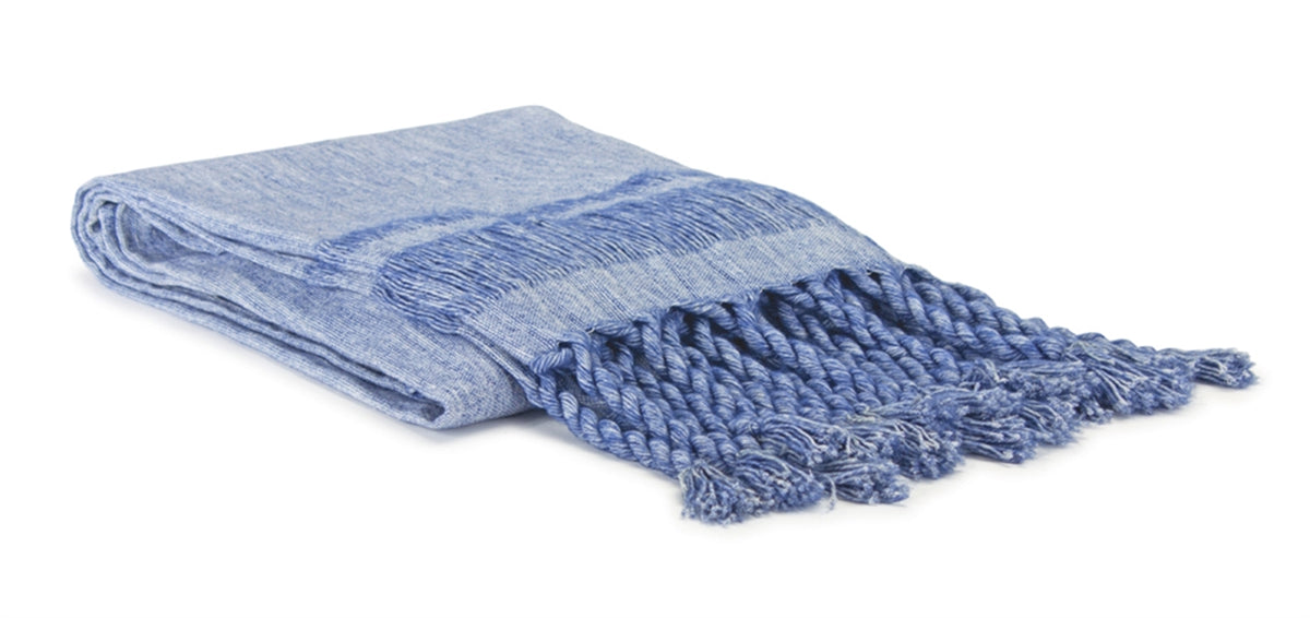 Blue Throw – Bombay Mercantile