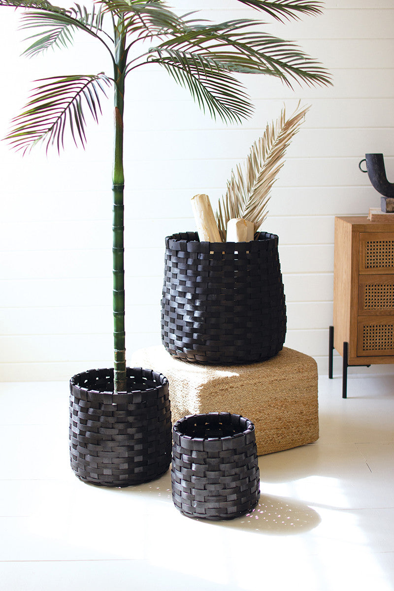 Set of 3 Chipwood baskets – Bombay Mercantile