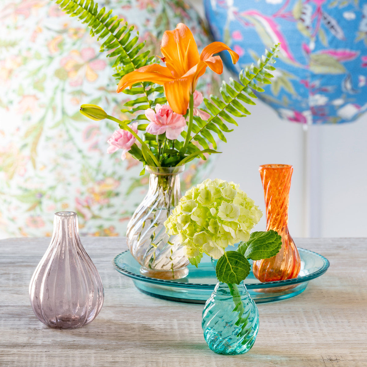 Arc-en-Ciel Small Vase Collection, Set of 4 – Bombay Mercantile