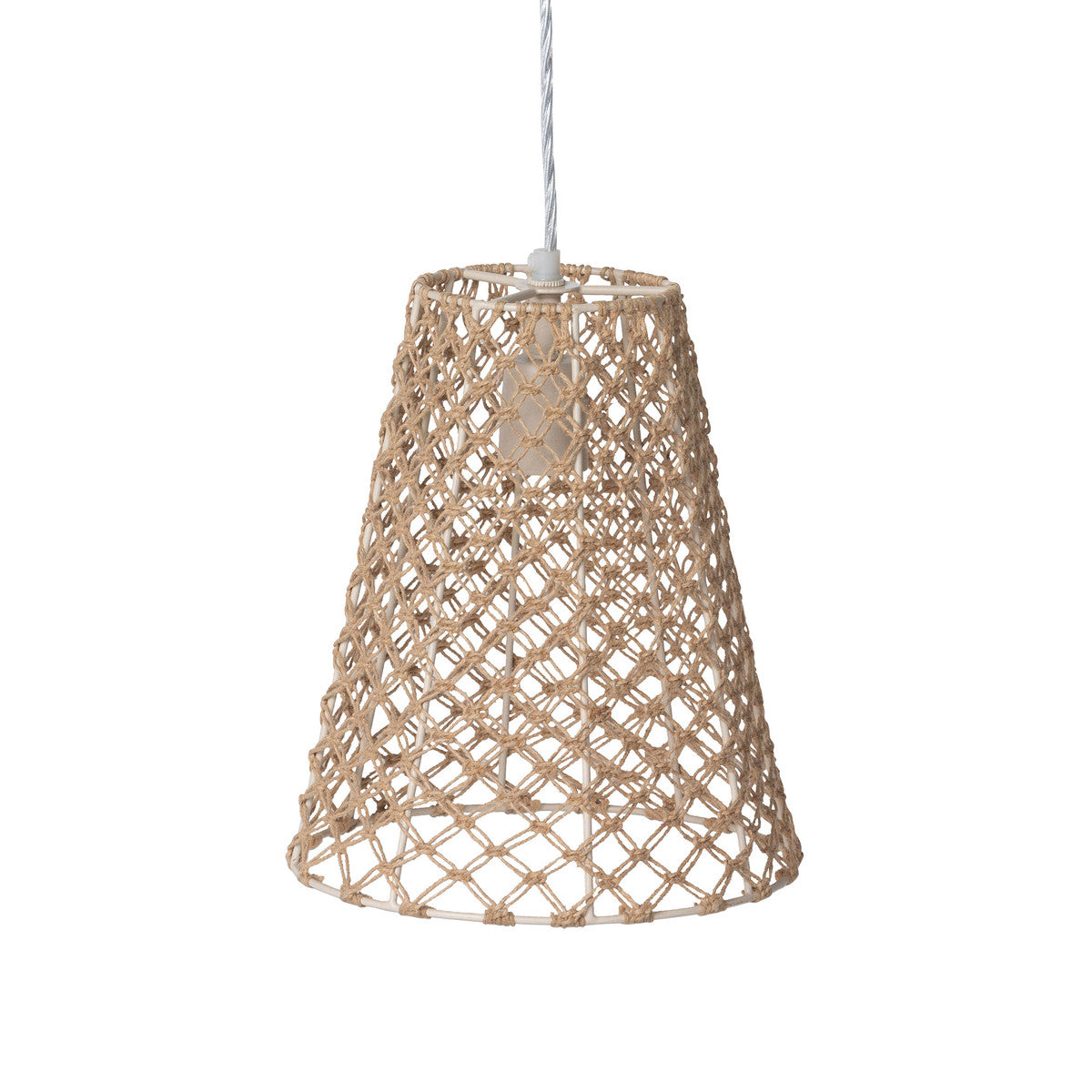 Jute Woven Cone Pendant – Bombay Mercantile