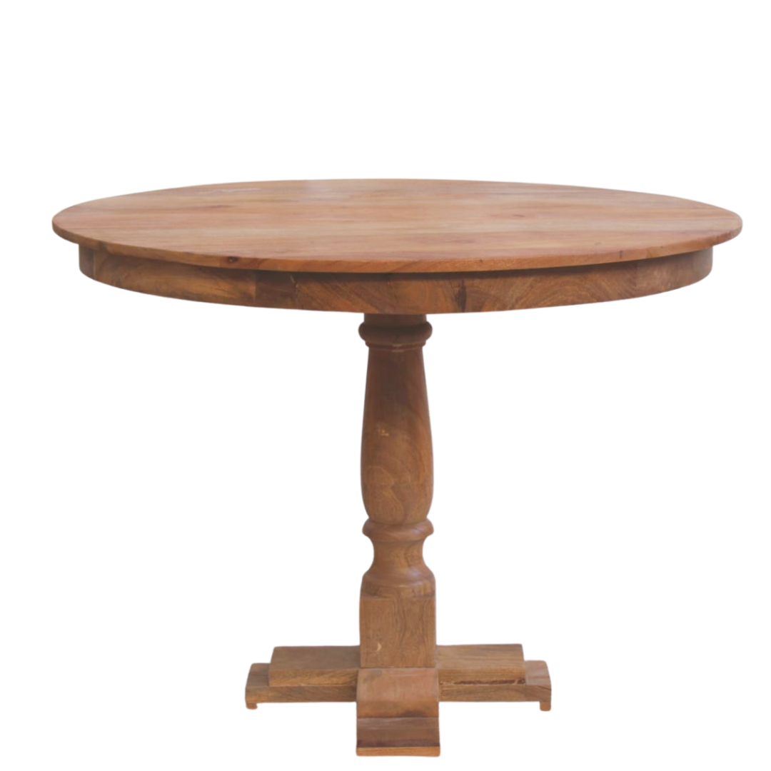 Pedestal counter height dining table – Bombay Mercantile