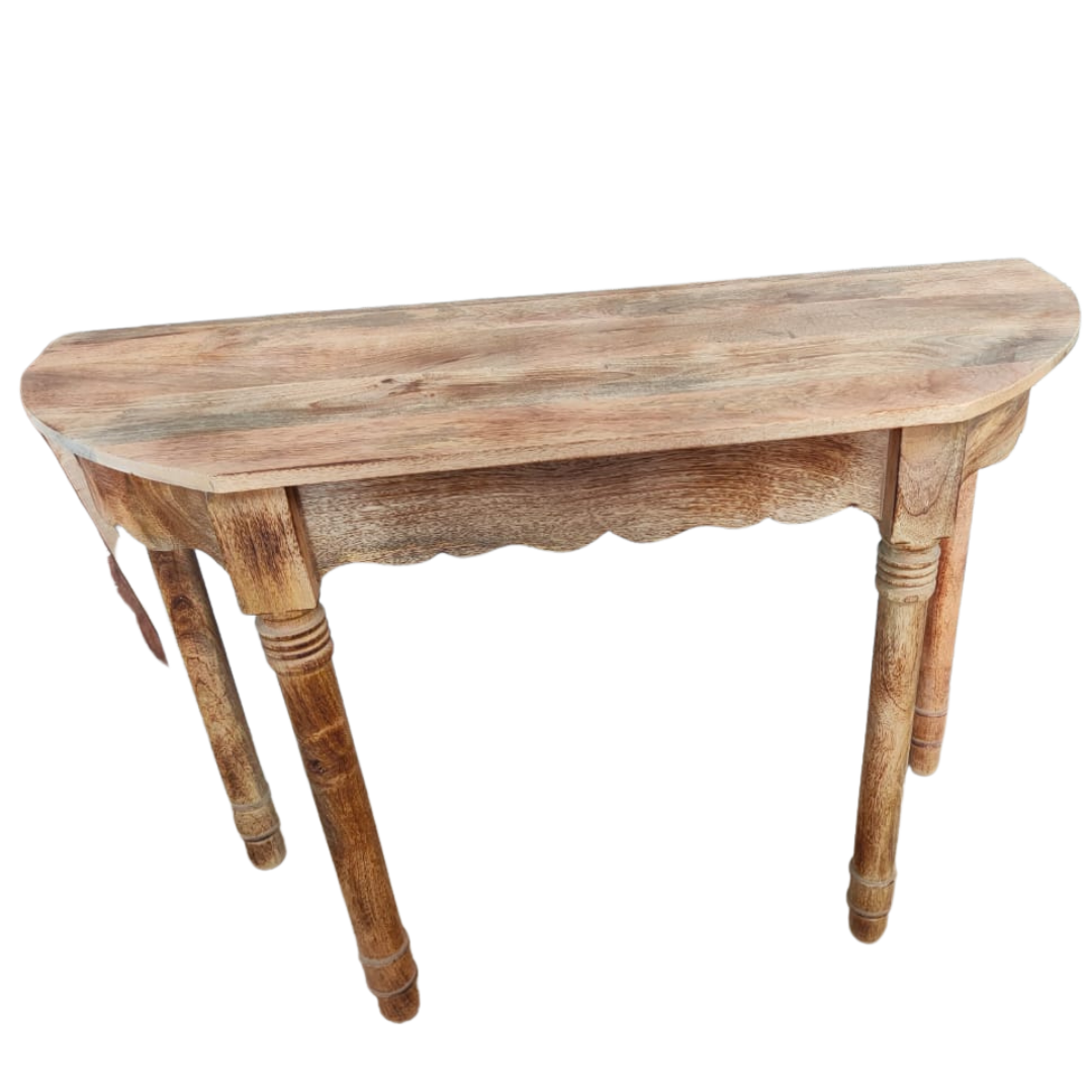 Wood Entryway Console Table – Bombay Mercantile