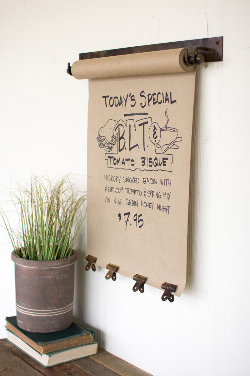 22" hanging note roll – Bombay Mercantile